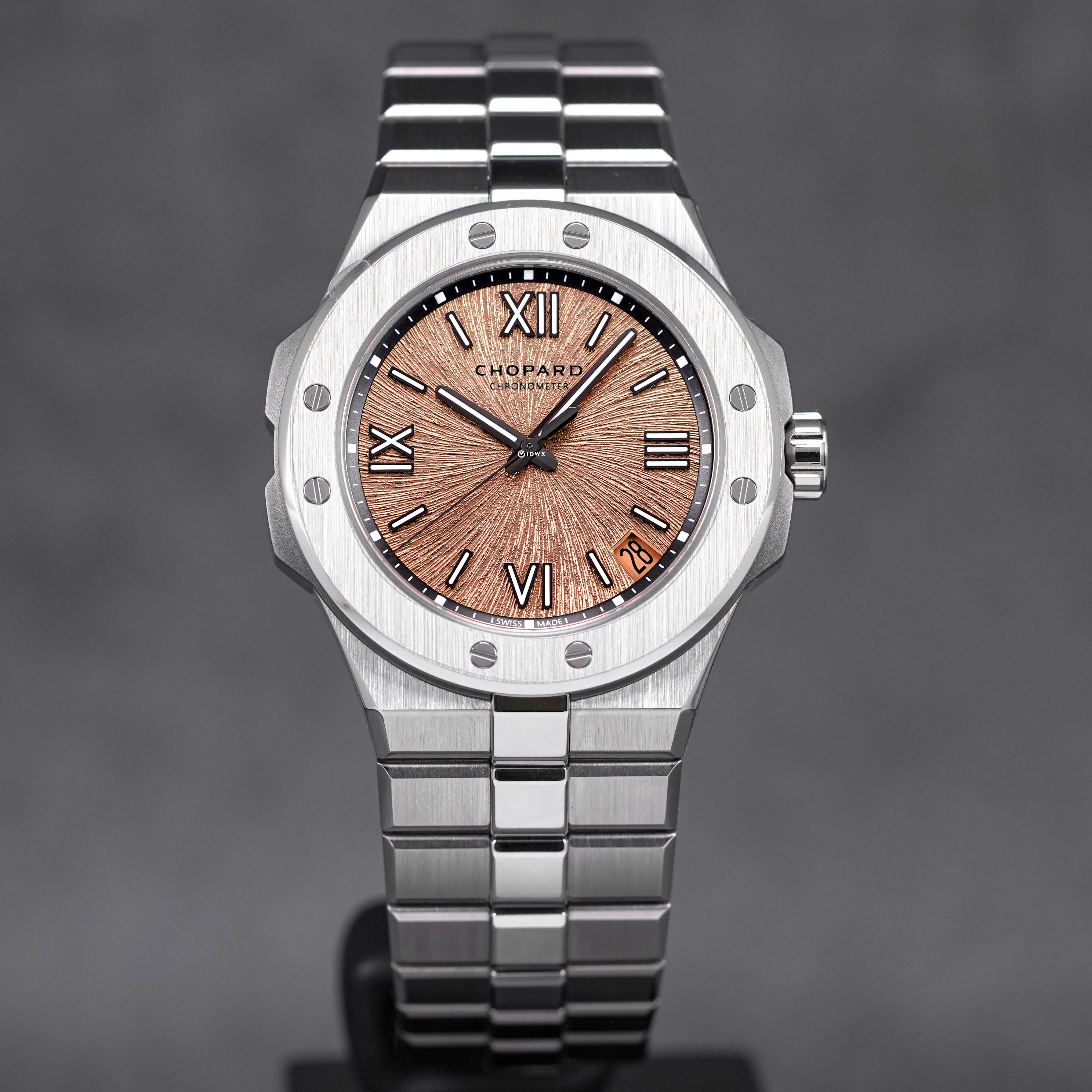 CHOPARD ALPINE EAGLE 'INDONESIAN EDITION' SALMON DIAL LIMITED EDITION ...