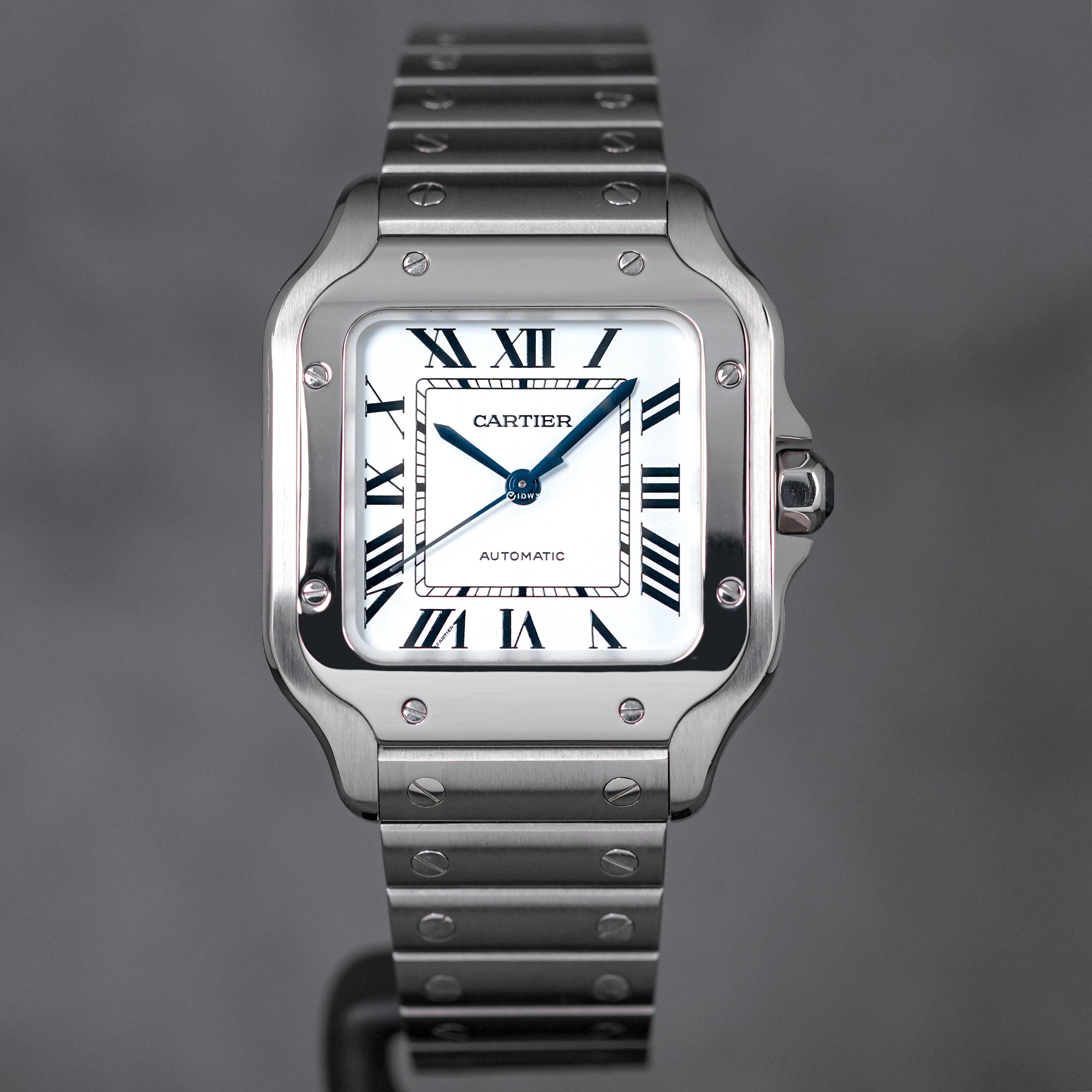 CARTIER SANTOS DE CARTIER M WHITE DIAL (2018) - OMNILUXE
