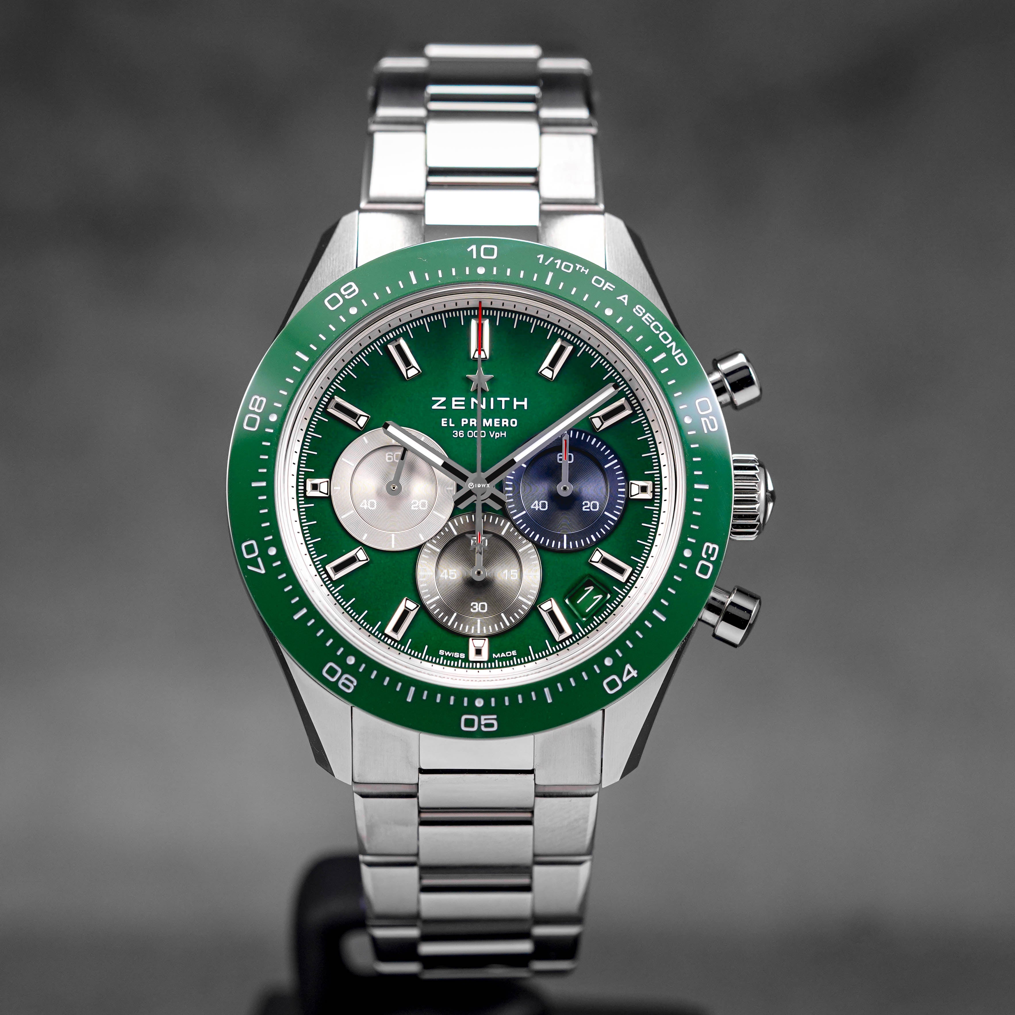 ZENITH CHRONOMASTER SPORT CERAMIC GREEN DIAL (2024) - OMNILUXE