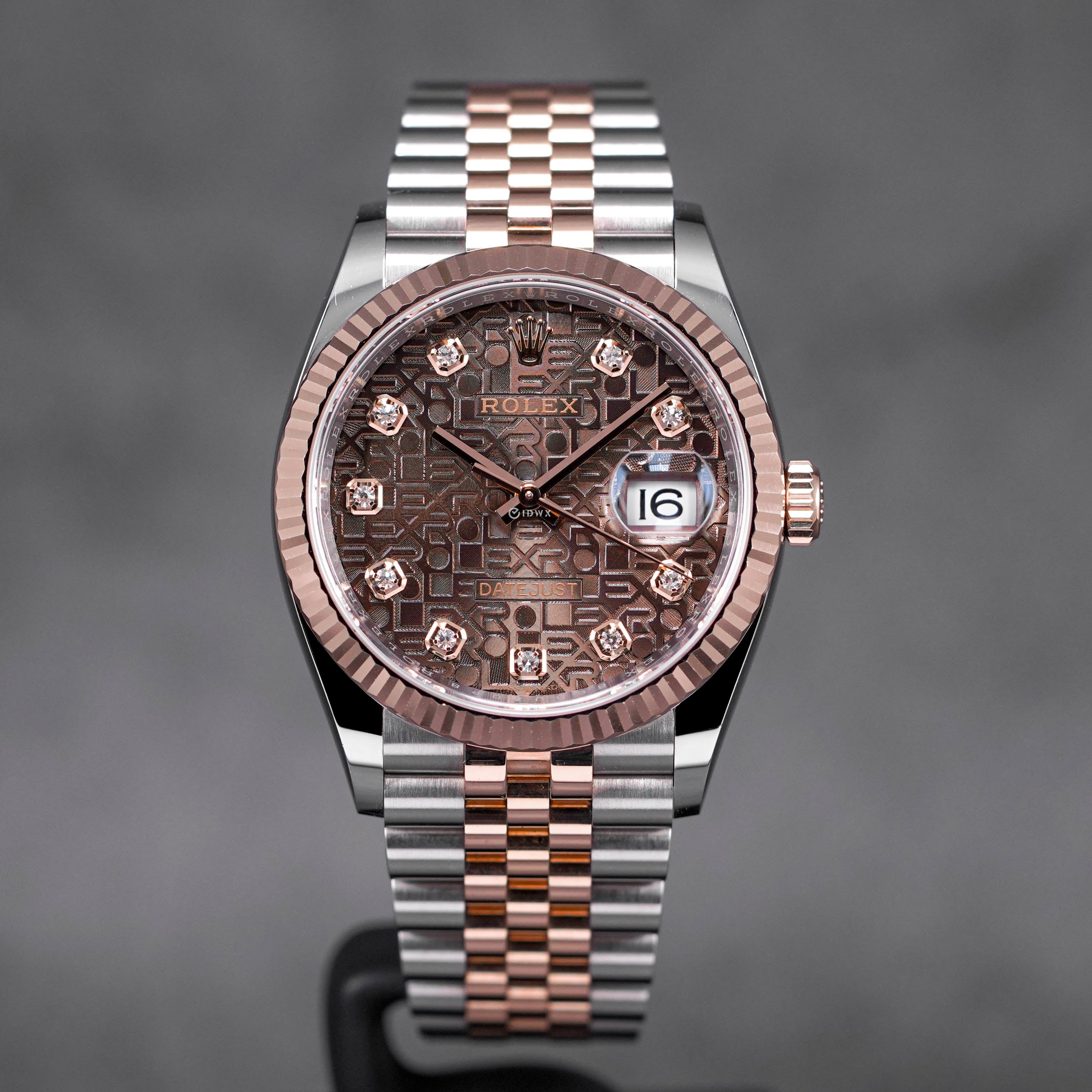 ROLEX DATEJUST 36MM COMPUTERIZED CHOCO DIAMOND DIAL (2019) - OMNILUXE