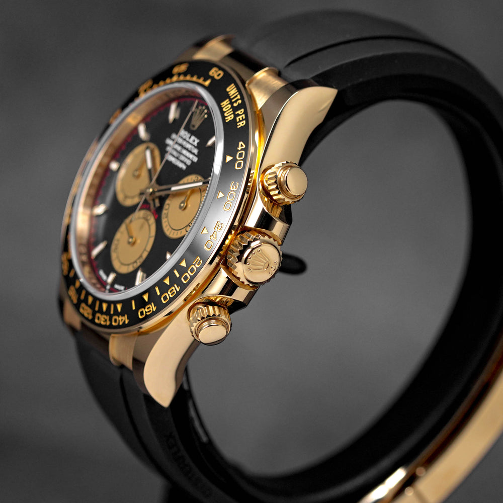 ROLEX DAYTONA OYSTERFLEX YELLOWGOLD 'PAUL NEWMAN' RING BEZEL (2024 ...
