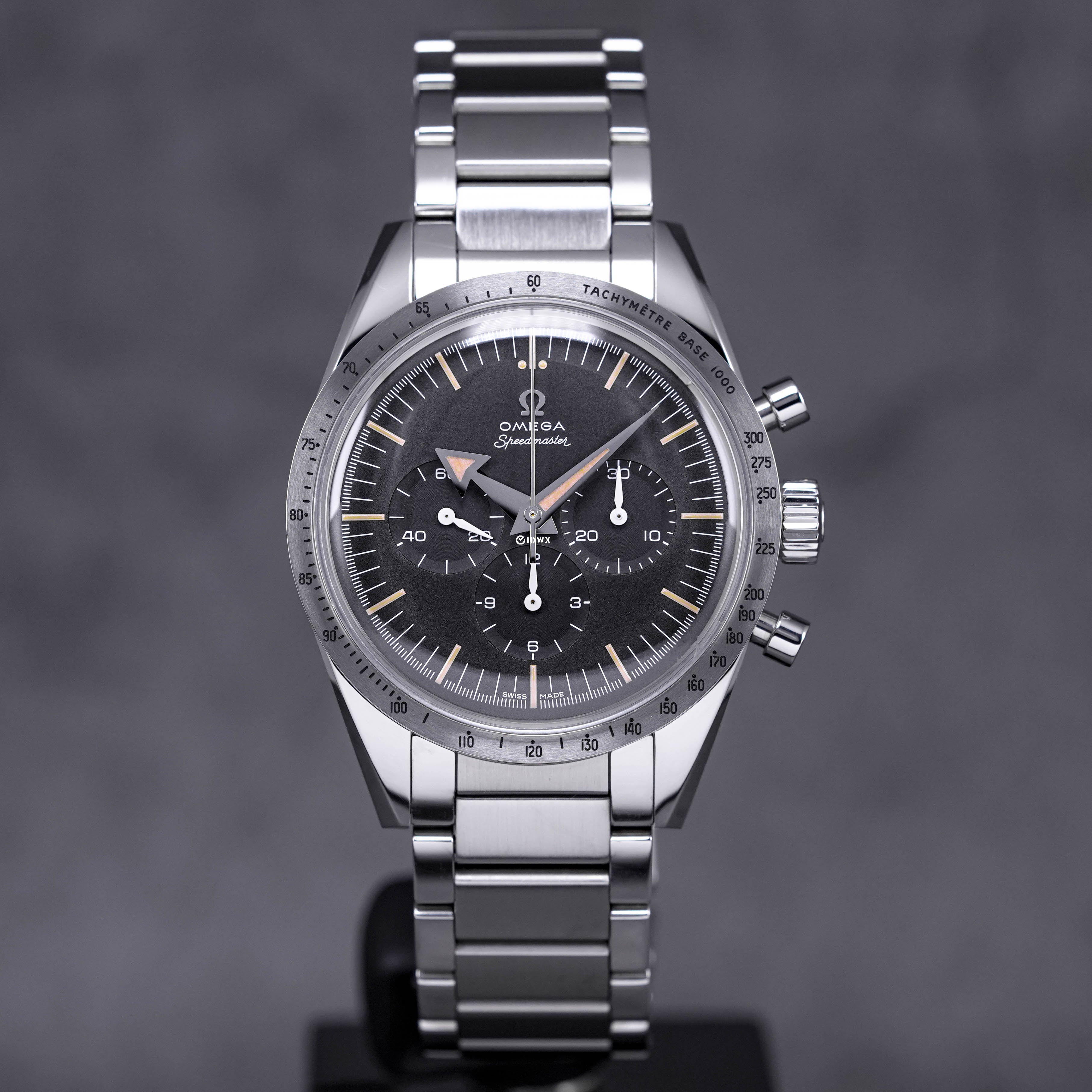 OMEGA SPEEDMASTER '57 THE 1957 TRILOGY 60TH ANNIVERSARY 'BROAD ARROW ...