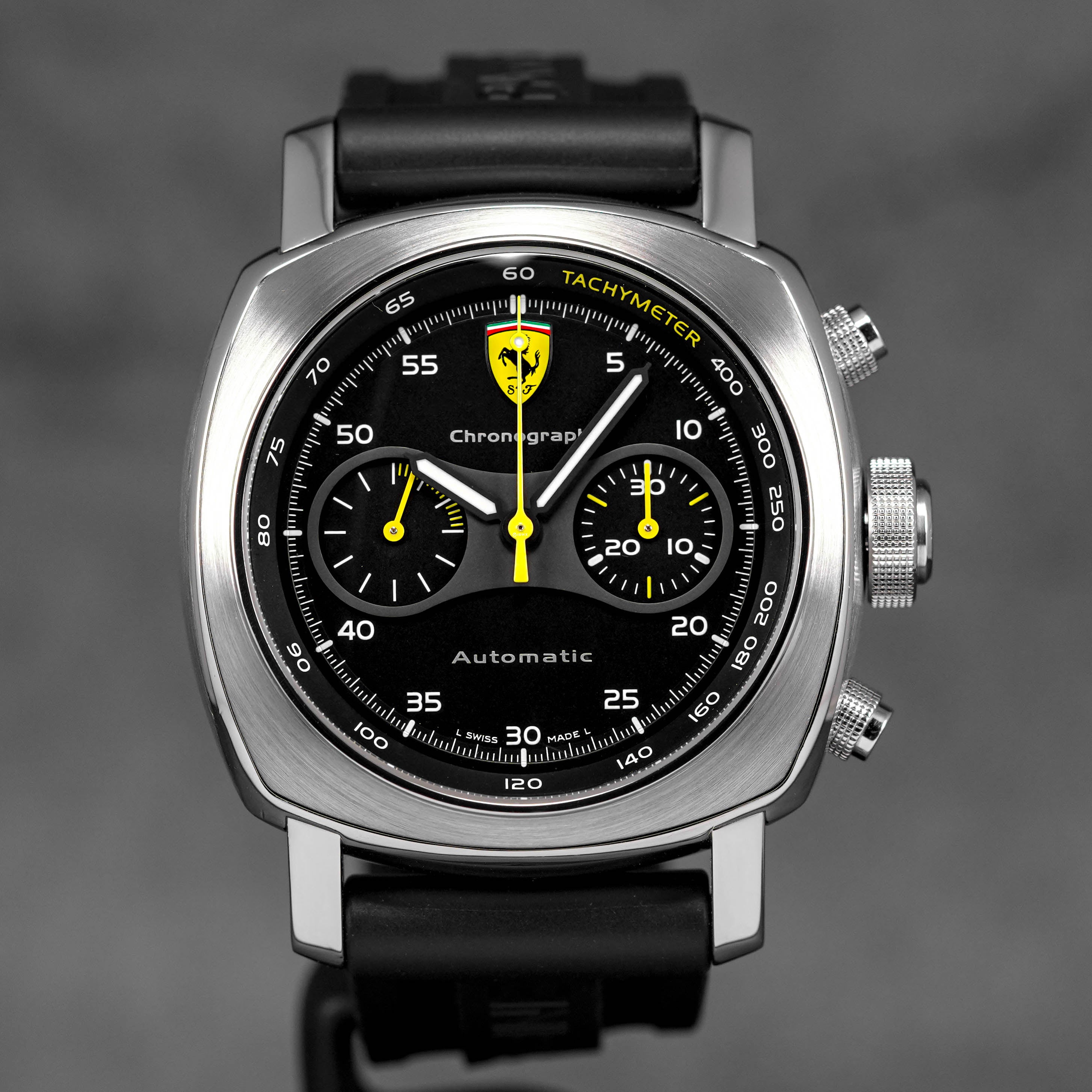 PANERAI FERRARI SCUDERIA CHRONOGRAPH BLACK YELLOW DIAL (WATCH ONLY ...