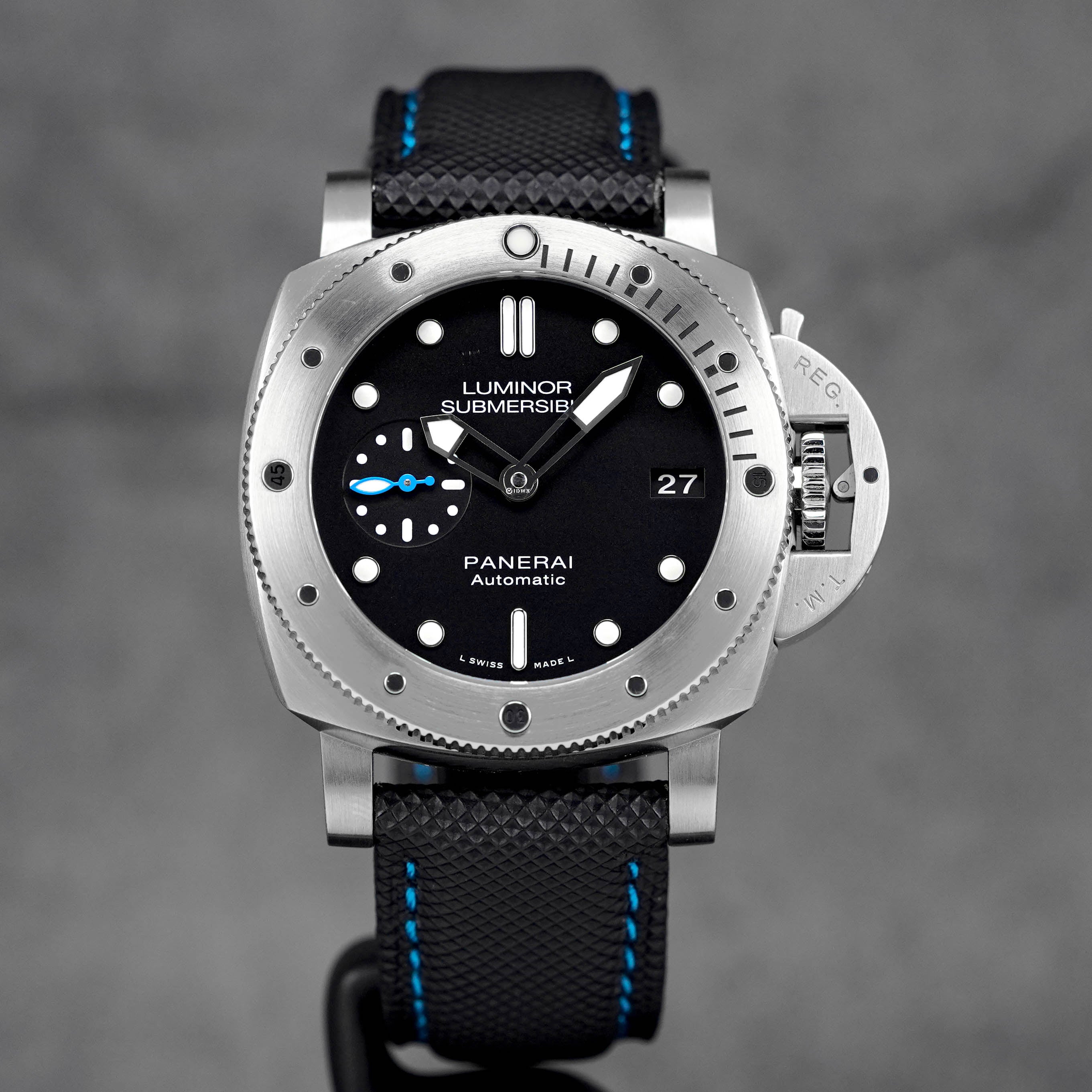 PANERAI LUMINOR SUBMERSIBLE 1950 3 DAYS 42MM BLACK DIAL PAM 682 (2018 ...