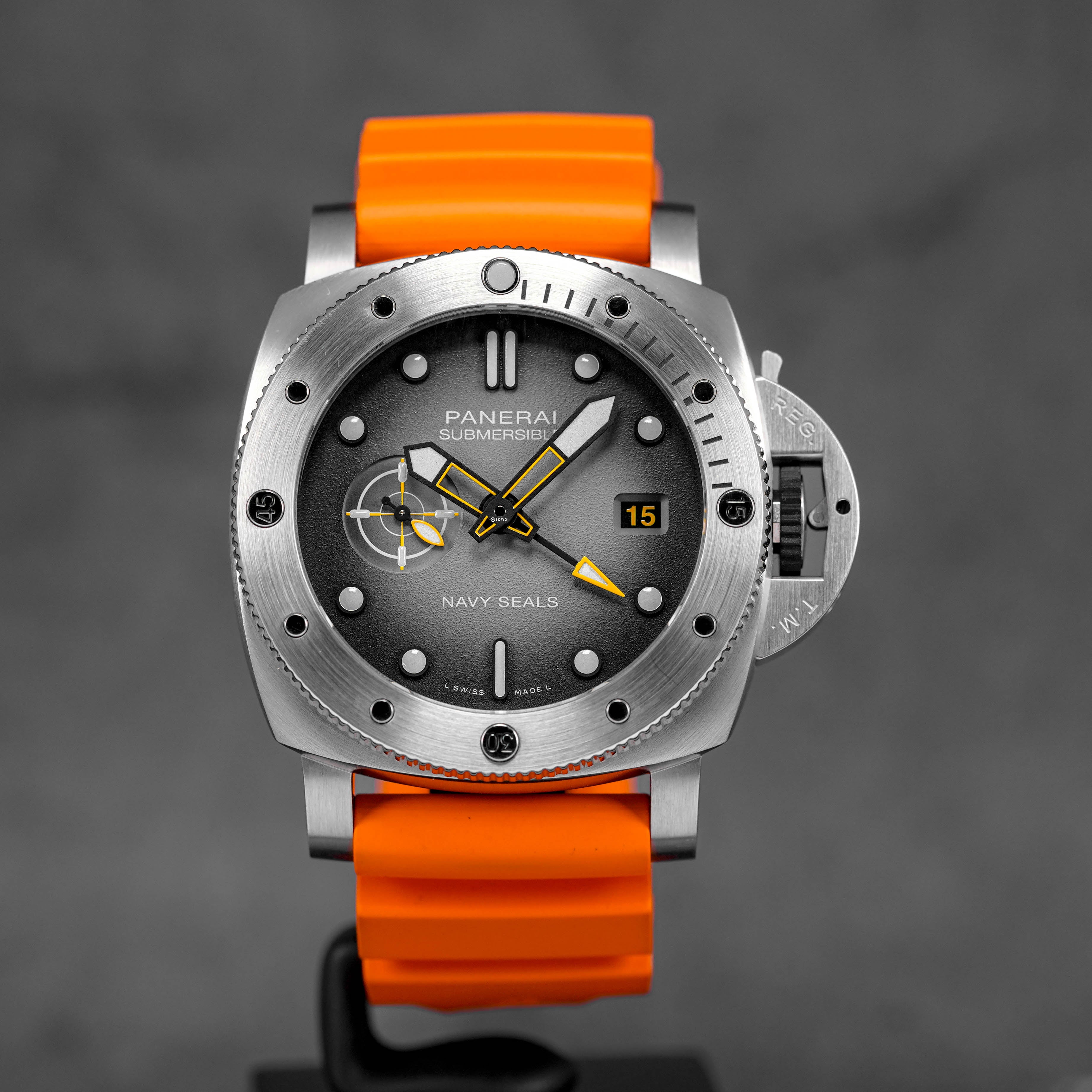 PANERAI SUBMERSIBLE GMT NAVY SEALS LIMITED EDITION PAM 1323 (2025 ...