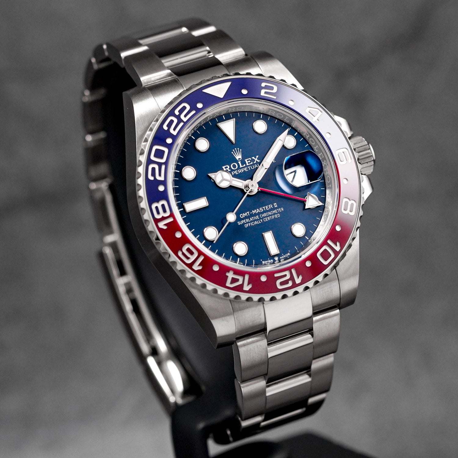 ROLEX GMT MASTER-II 'PEPSI' WHITEGOLD MIDNIGHT BLUE DIAL (2022) - OMNILUXE