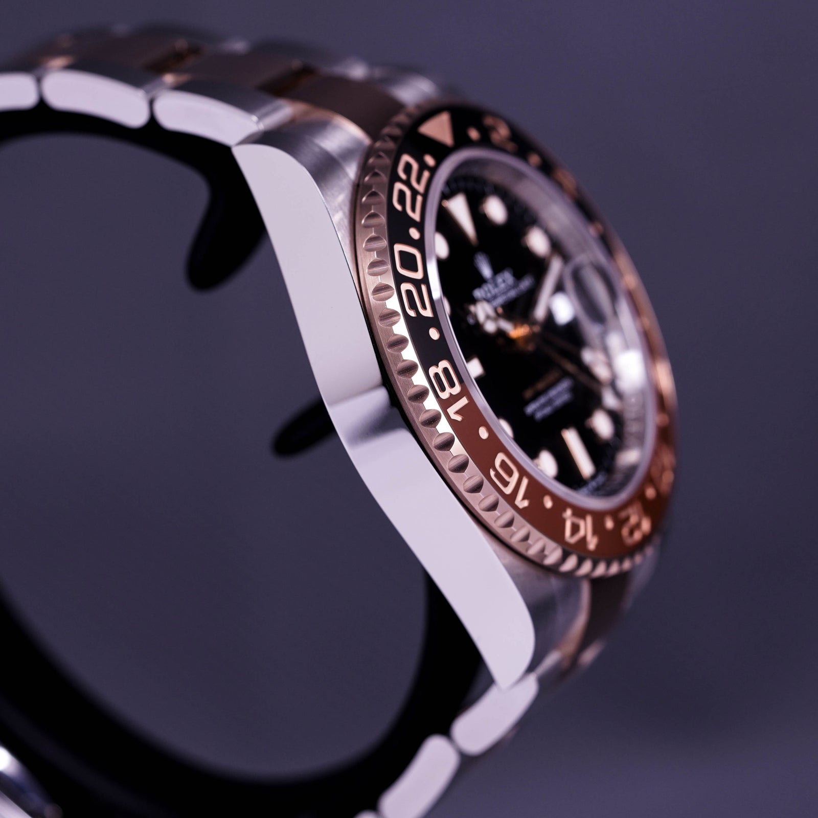 ROLEX GMT MASTER-II TWOTONE ROSEGOLD ROOTBEER (2023) - OMNILUXE