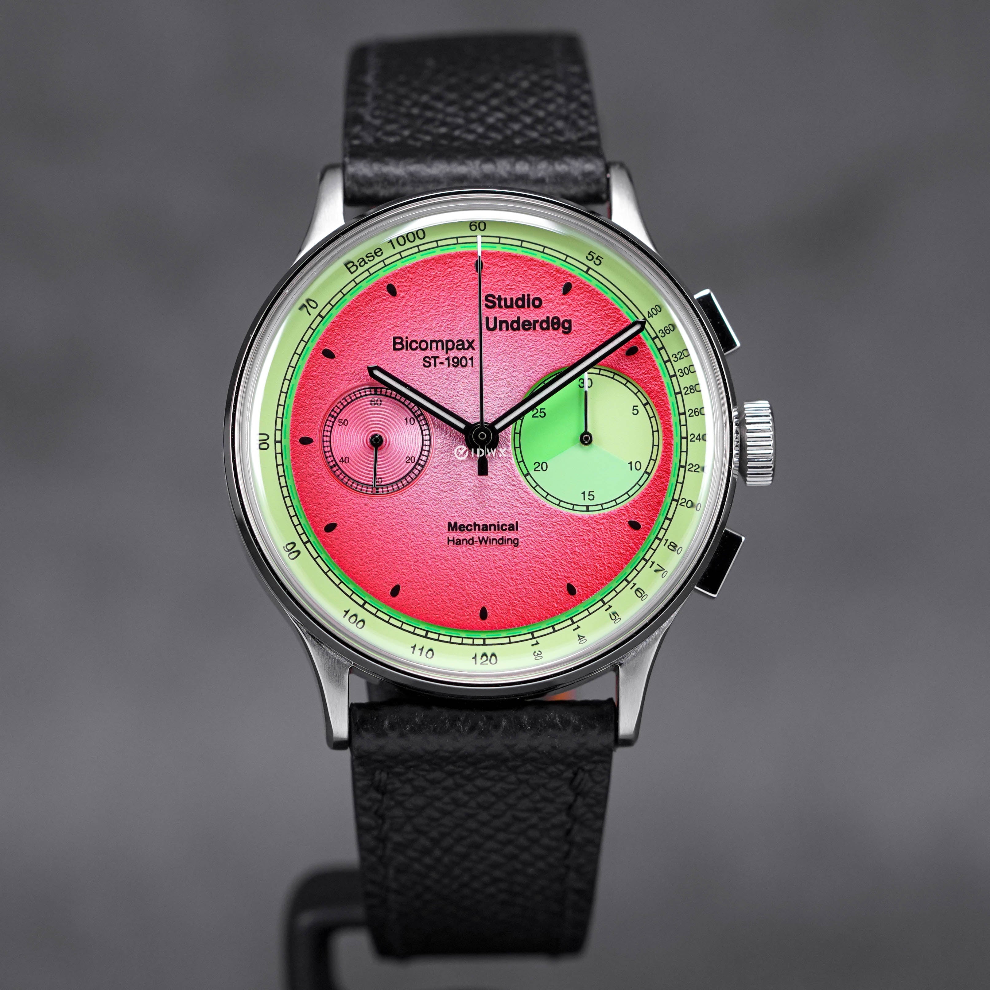 STUDIO UNDERDOG CHRONOGRAPH ST-1901 WATERMEL0N (2023) - OMNILUXE